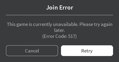 Roblox Error Code 517? Join Error Fixed in Easy Ways [2023]