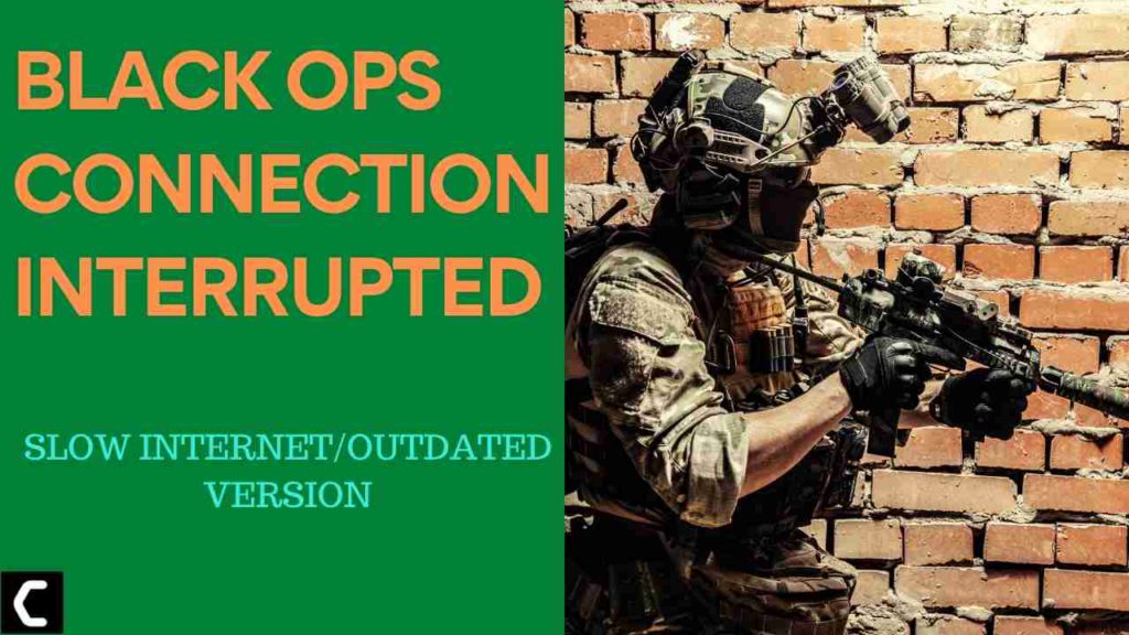 Black Ops Connection Interrupted? Cold War [2025 FIX]