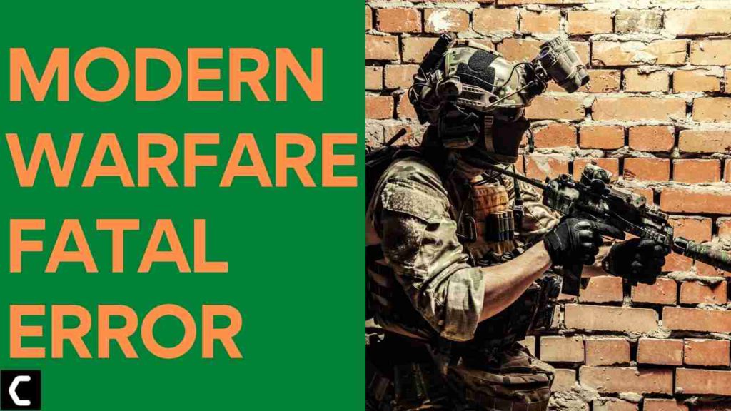 Dev Error 6065? COD Modern Warfare Fatal Error? – TCG
