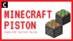How to Make Sticky Piston/Piston Recipe in Minecraft [2025]