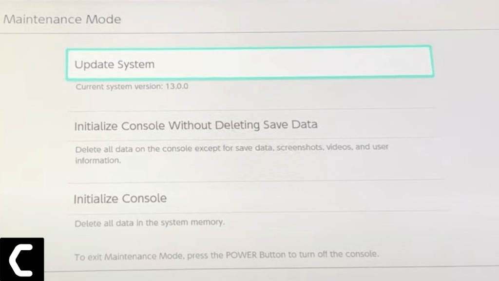 Update Nintendo Switch From Maintenance Mode [Super Fix]
