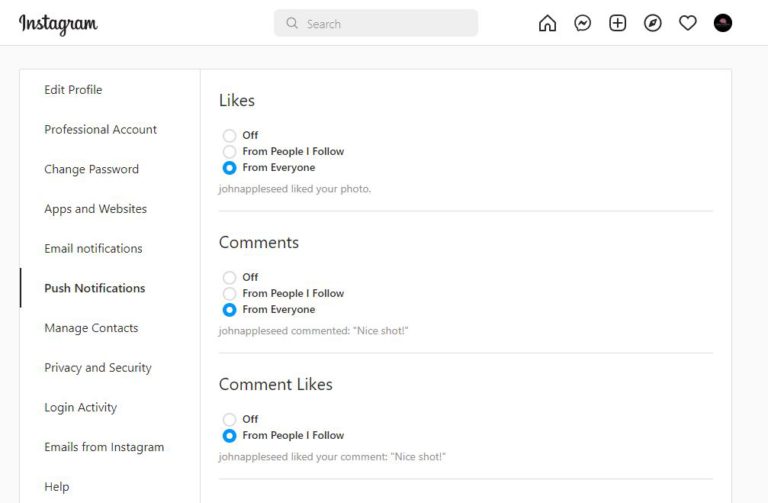 Instagram Notifications Are Not Working On Desktop