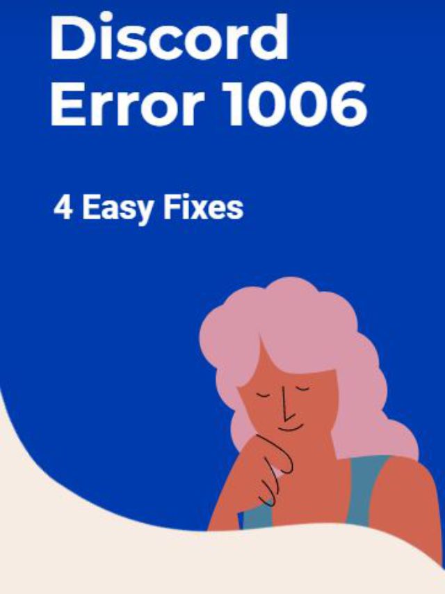 4 FIXES To Discord Error 1006