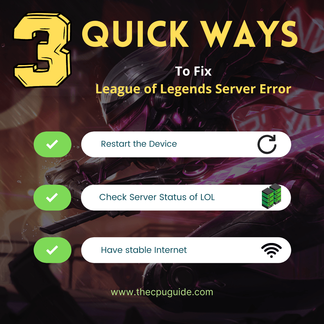 SOLVED: League of Legends Servers Error [Easy Guide 2022]