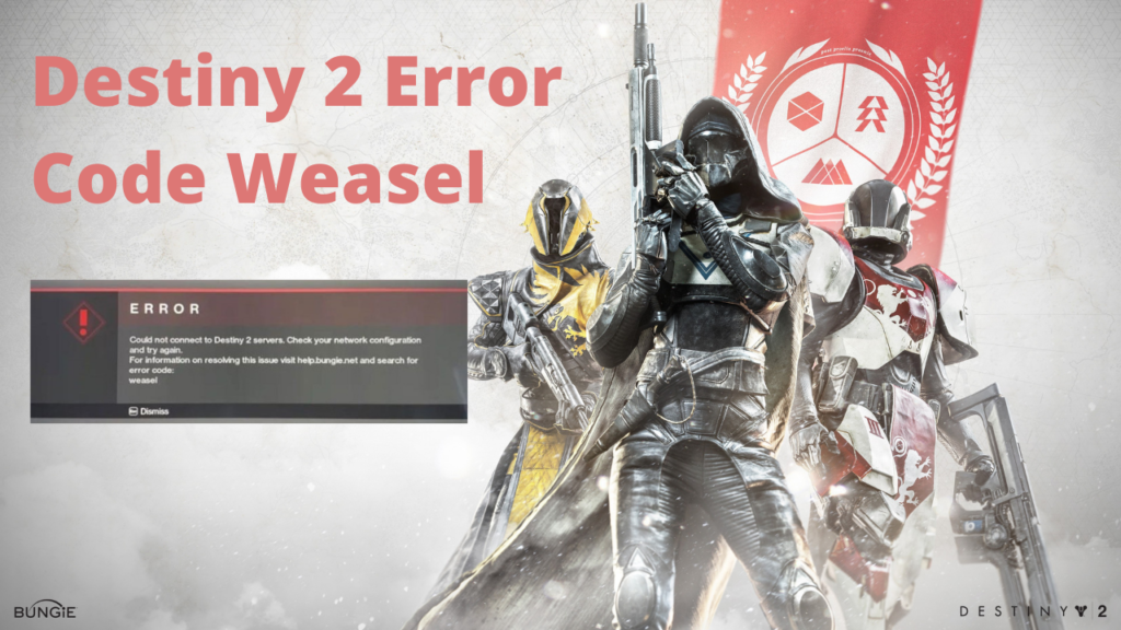 [SOLVED] Destiny 2 Error Code Weasel? Network error? [2025]