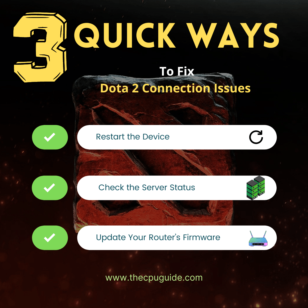 6 Quick Fixes: DOTA 2 Connection Issues on PC/Laptops [2026]