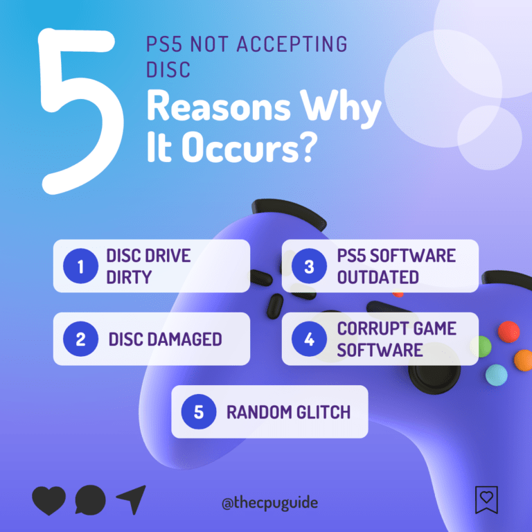 How to Fix PS5 Not Reading Disc (7 Easy Solutions)