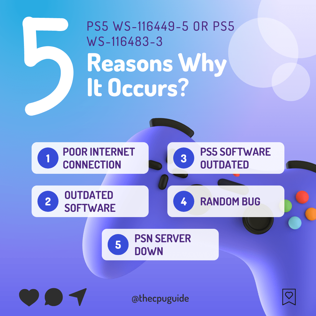 PS5 Error Code WS-116449-5, WS-116521-6? BEST Fix [2025]