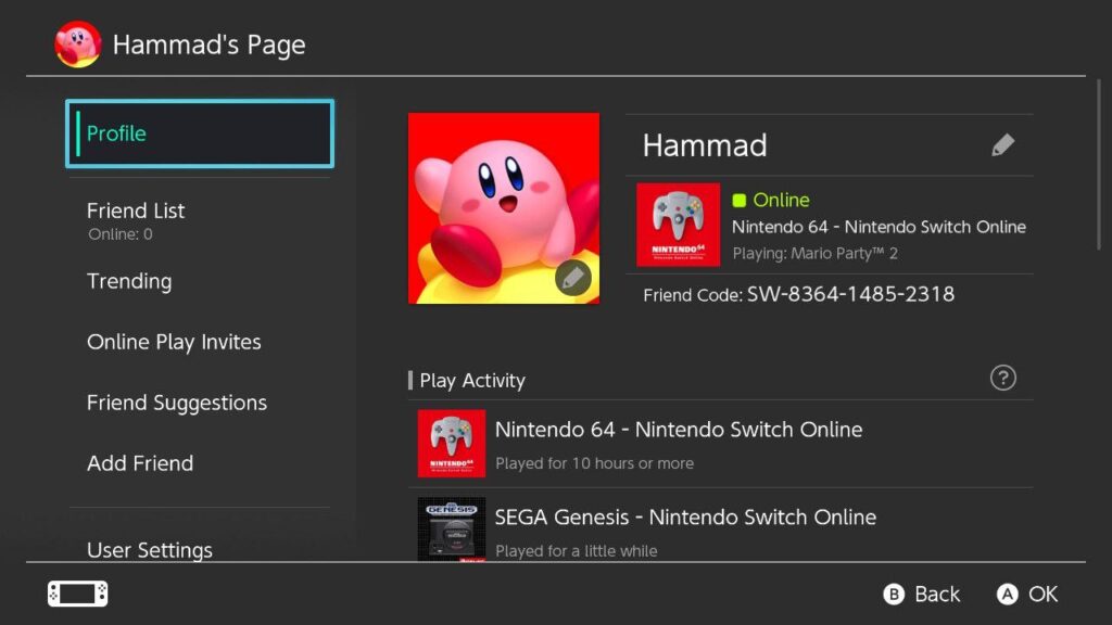 How to View or Change Your Friend Code on Nintendo Switch?