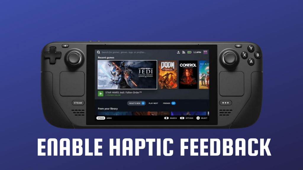 How to Turn On & Off Haptic Feedback on Your Steam Deck