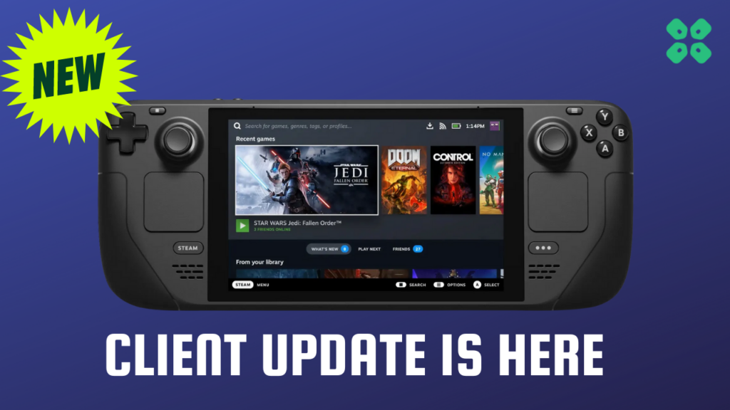 Steam Deck Client Update Adds LAN Game Transfer and More