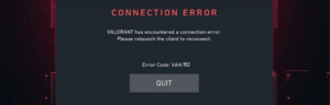 FIXED: Valorant Error Code VAN 152 - HWID/ Hardware ID Ban?
