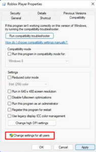 Enable or Disable Full Screen Optimization on Windows 11/10