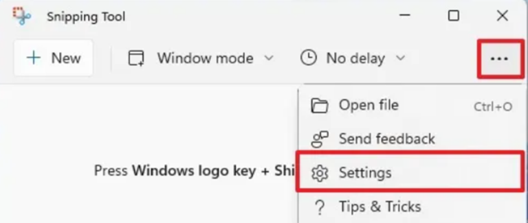 How to Enable/Disable Auto-Save Screenshot in Snipping Tool