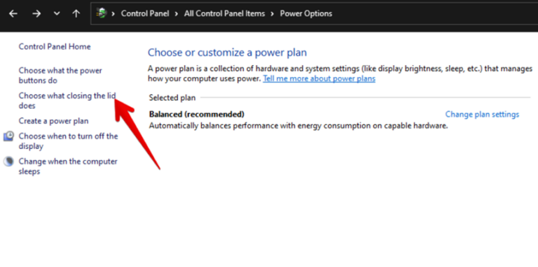 How to Change Lid Close Action in Windows 11? TCG
