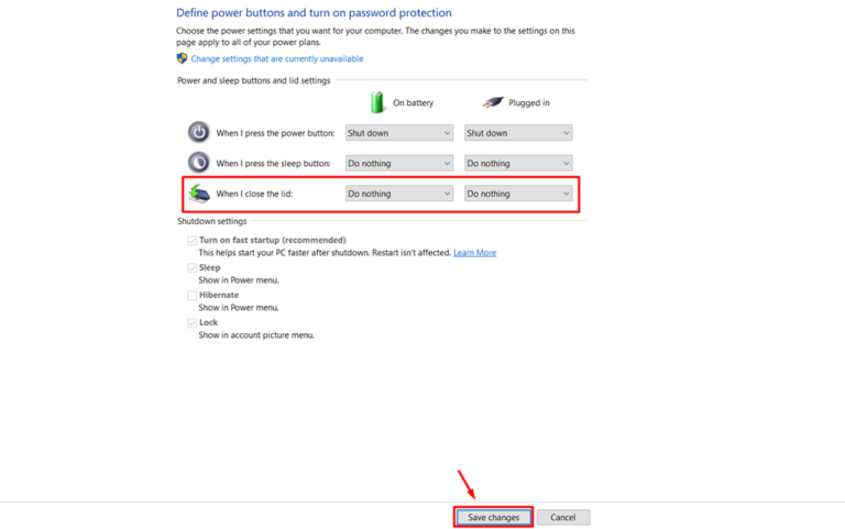 How to Change Lid Close Action in Windows 11? TCG