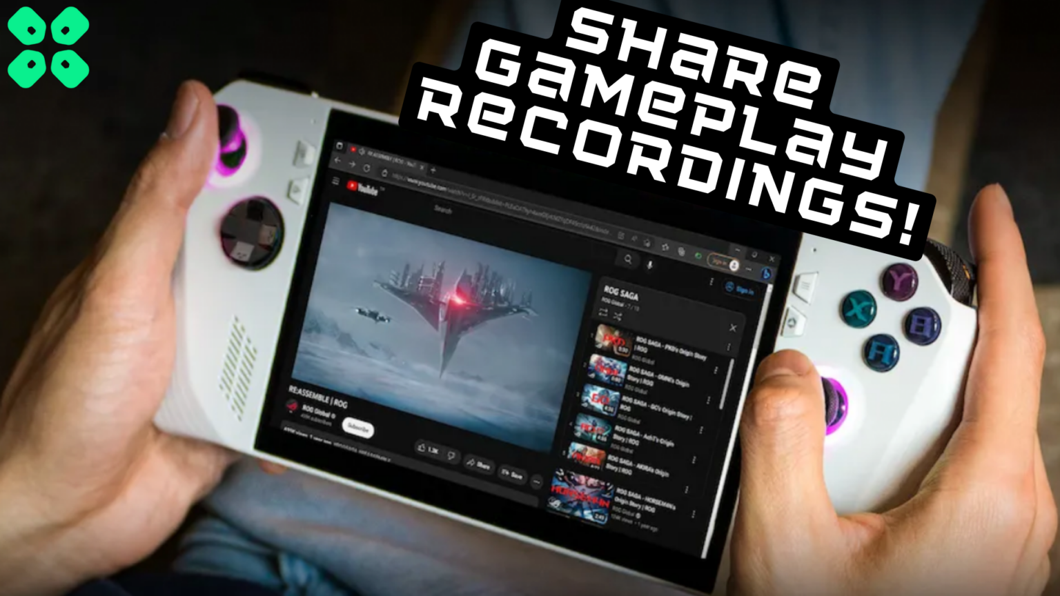How to Share Gameplay Recordings/ Screenshots on ROG Ally