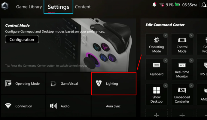 How to Adjust Asus ROG Ally Joysticks Lighting Instantly?