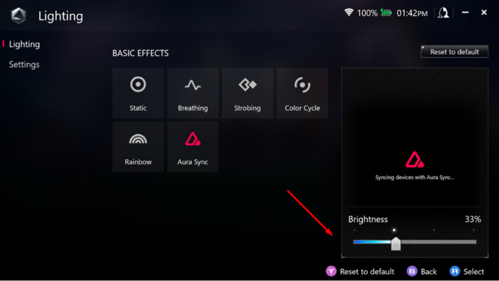 How to Adjust Asus ROG Ally Joysticks Lighting Instantly?