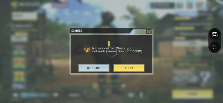 Call of Duty Mobile Network Error "0E100011": Best Fixes