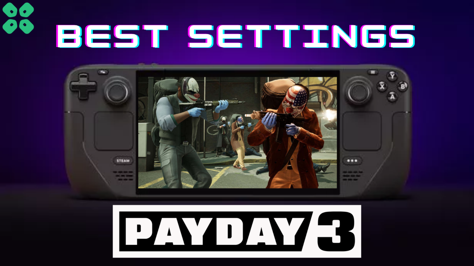 PAYDAY 3 - Steam Deck Best Settings for Smooth Gameplay