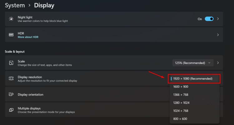 How to Fix a Stretched Screen Display on Windows 11