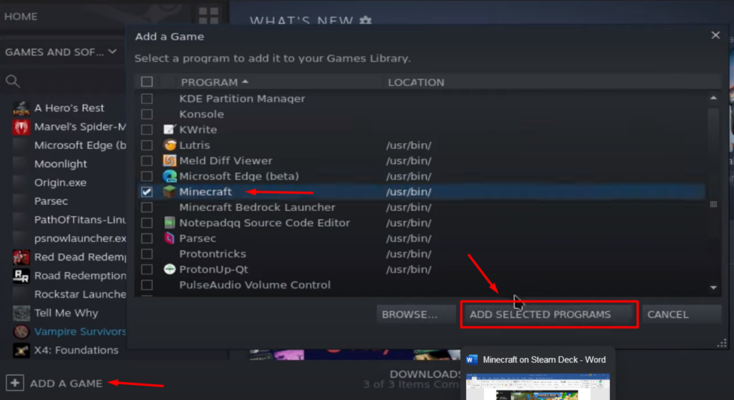 How to Install Minecraft Java Edition on Steam Deck