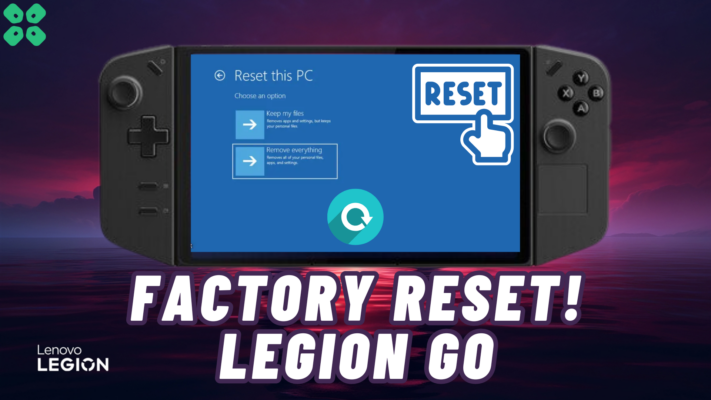 How to Factory Reset Lenovo Legion Go - TCG