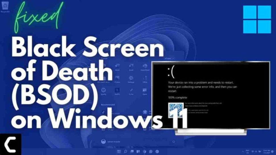 Windows 11 - [Fixed] (Black Screen of Death) BSOD [2023]